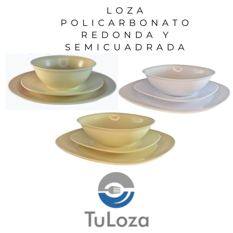 Loza de Cerámica de Alta Artesanal, Policarbonato + Tuloza
